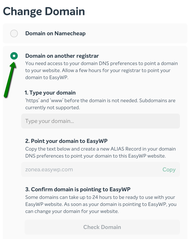 How to use EasyWP with a Cloudflare domain - EasyWP - Namecheap.com How to use EasyWP with a Cloudflare domain - EasyWP - Namecheap.com