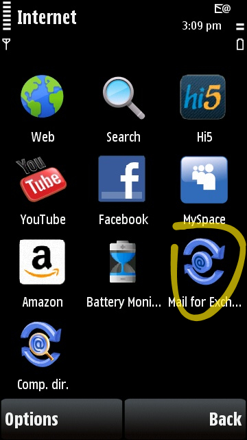 How to configure ActiveSync (Exchange) account on Symbian S60 - Email service - Namecheap.com