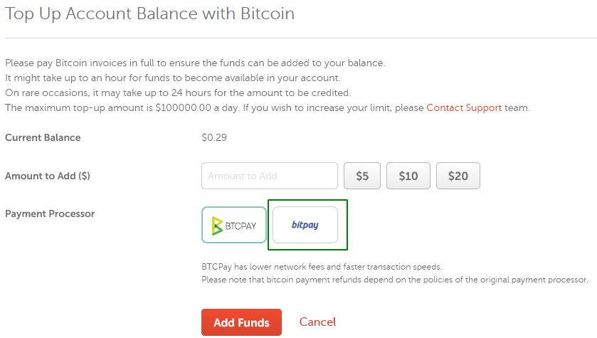 How do I add funds to my Namecheap account using BitPay - Checkout ...