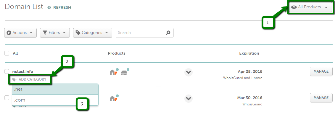 How to categorize my domains? - Domains - Namecheap.com