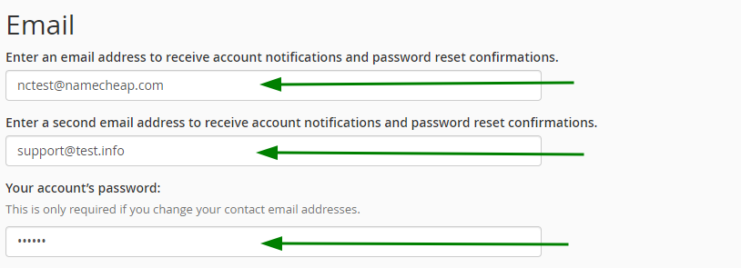 How to change contact information in cPanel - Hosting - Namecheap.com