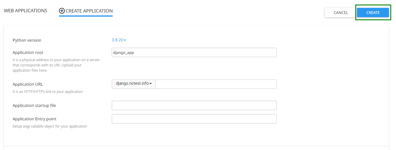How to deploy a Django application on Shared Servers - Hosting ...