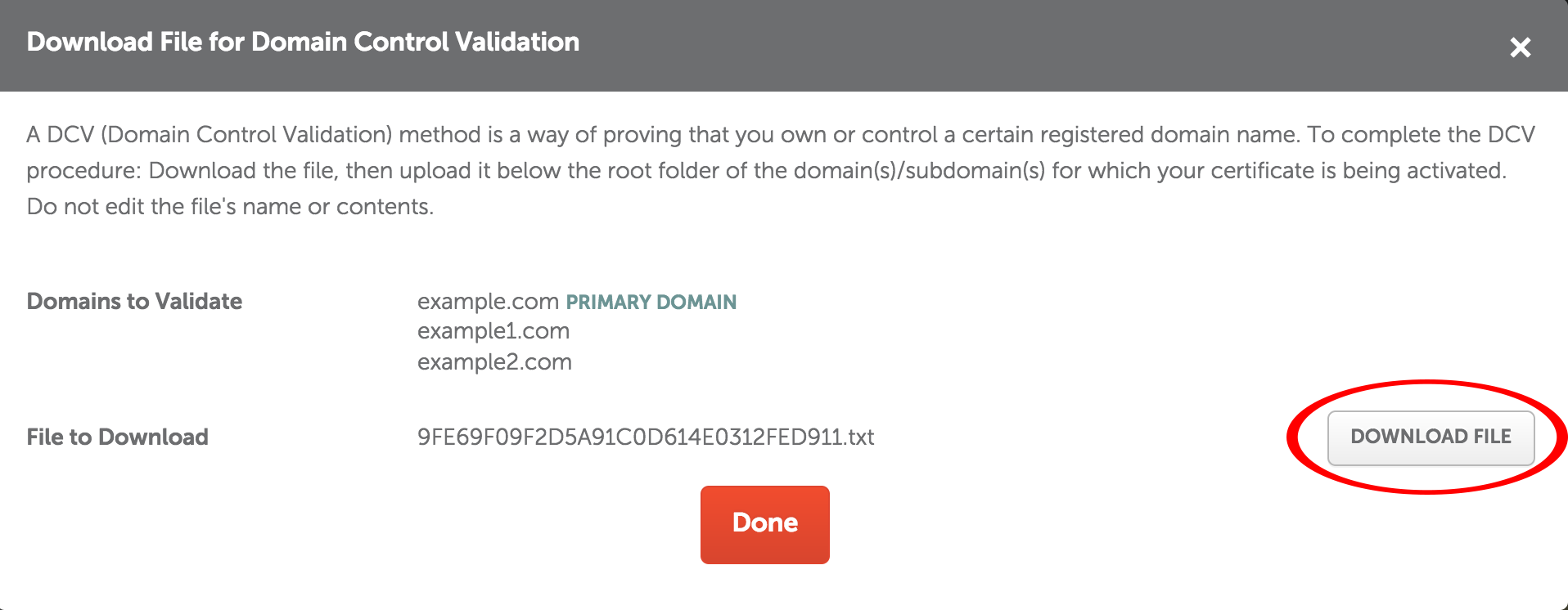 How do I activate a multi-domain SSL certificate? (Activatio