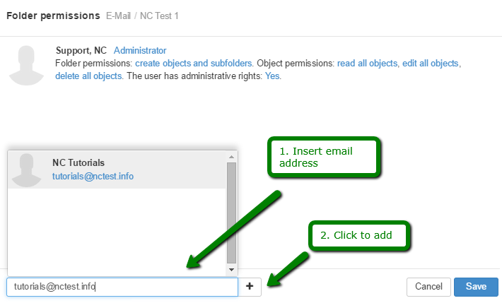 How to set up sharing and unified mail (Private Email: Webma