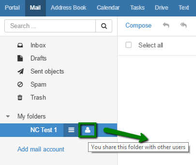 How to set up sharing and unified mail (Private Email: Webma